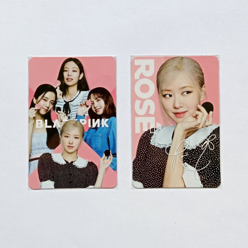 Jual Photocard Official Rose 04 dan Grup 05 set Blackpink x Oreo Murah | Shopee Indonesia