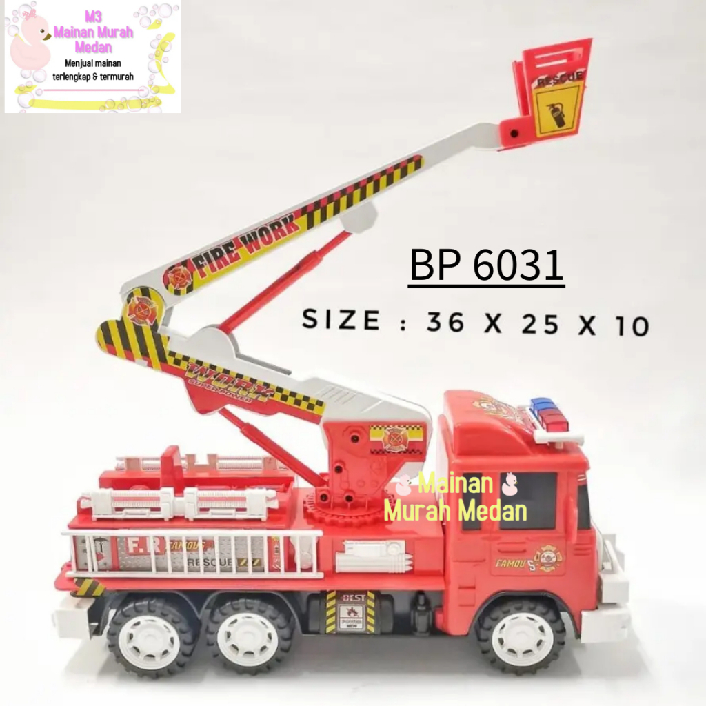 Jual M3 - Mainan Anak Mobil Pemadam Ukuran Besar BP6031 / Fire Rescue ...