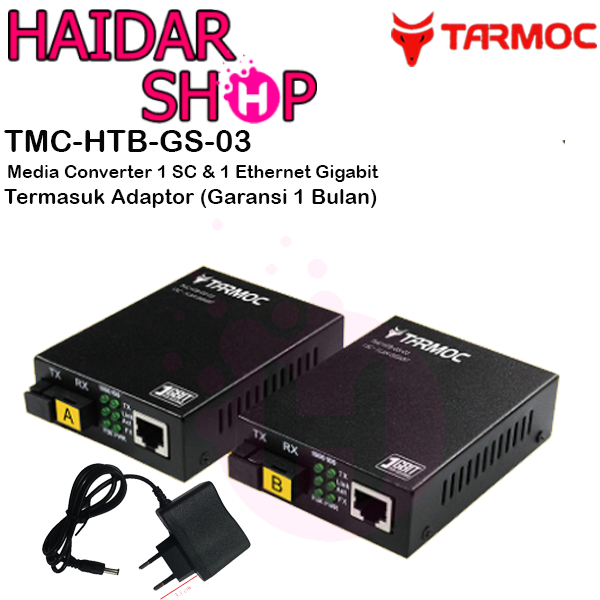 Jual Tarmoc TMC-HTB-GS-03 |Netlink GS03 1FO 1Lan Gigabit|Media Converter | Shopee Indonesia