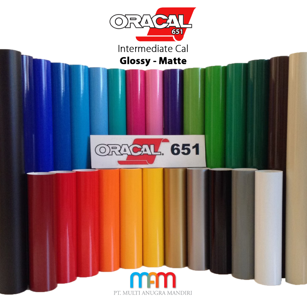 Jual Rp 40/cm2 Cutting Sticker Custom Design Oracal 651 Glossy/Doff ...