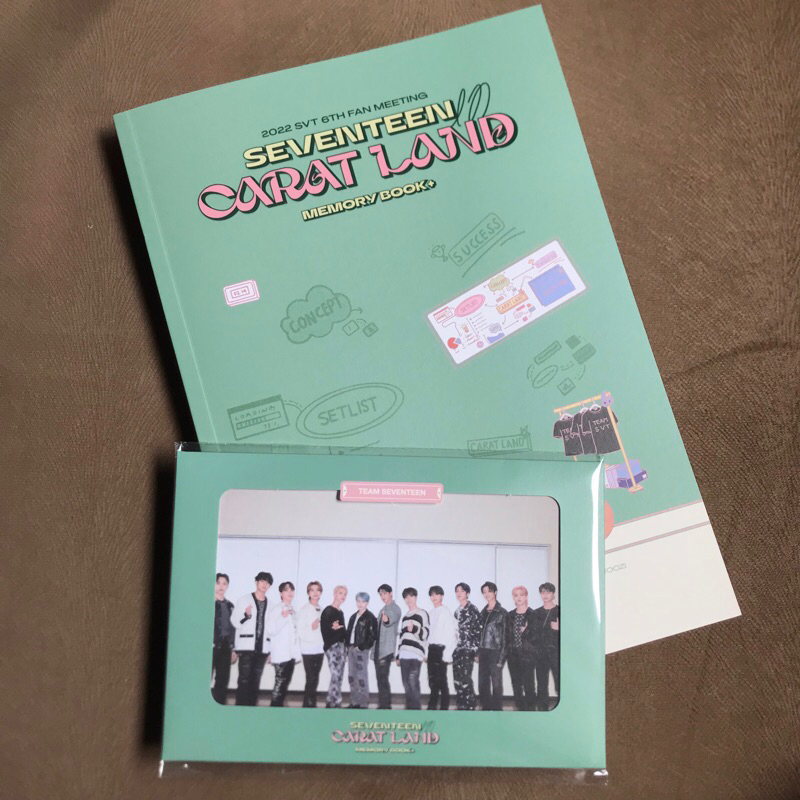 Jual [Ready Stock] Sharing Seventeen Official Merchandise Caratland Memory Book 2022 DVD ...