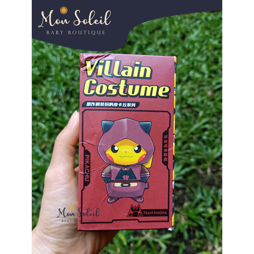 Jual Pokemon Pikachu Villain Costume Team Magma | Shopee Indonesia