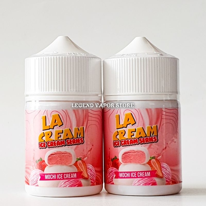 Jual FREEBASE - LIQUID LA CREAM Mochi Ice Cream 60ML 3MG 6MG AUTHENTIC ...