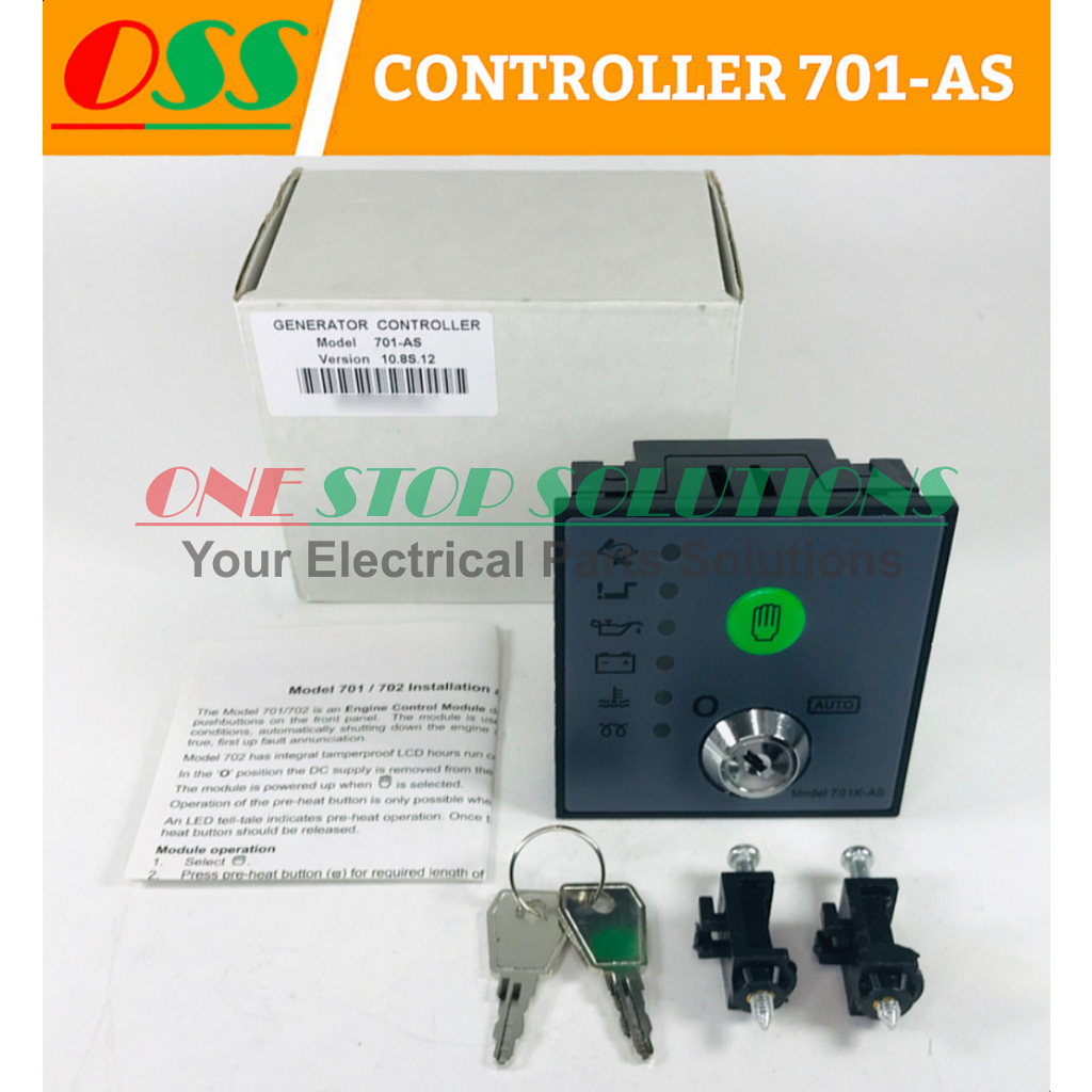 Jual CONTROLLER 701K-AS 701 K AS MODEL DSE701 AUTOMATIC START KUNCI KONTAK | Shopee Indonesia