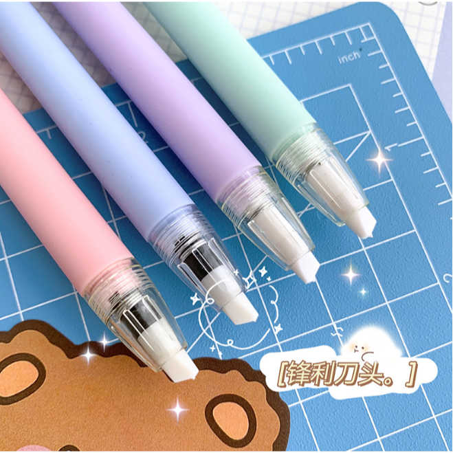 Jual Pulpen CUTTER PEN Morandi color / Carving Knife / Pisau Sticker ...