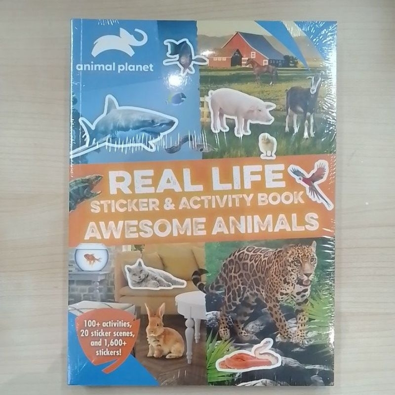 Jual Animal Planet: Real Life Sticker and Activity Book: Awesome ...