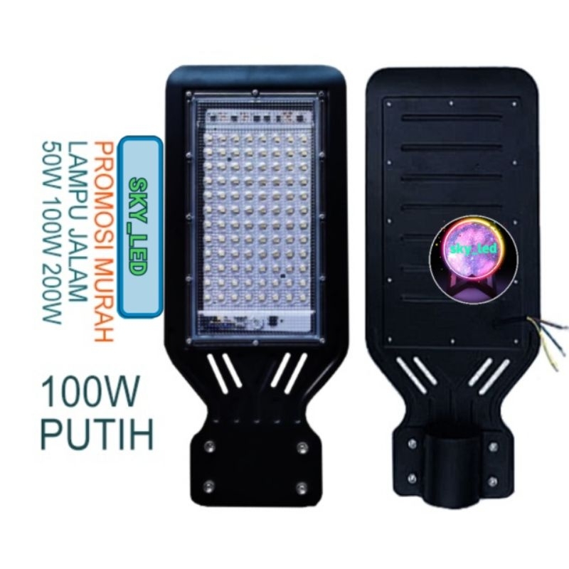 Jual kap lampu jalan/PJU/ water proof/ led outdoor fitting e27 +TIANG / lampu jalan | Shopee ...