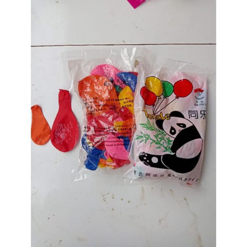 Jual balon tiup 6 inc. 1 pak isi 200 pcs | Shopee Indonesia