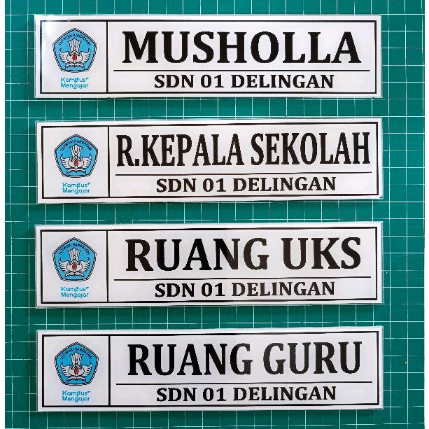 Jual PAPAN NAMA RUANGAN/ NAMA RUANG AKRILIK/PETUNJUK RUANG/20×5 CM ...