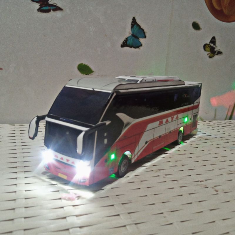 Jual miniatur bus papercraft RAYA | Shopee Indonesia