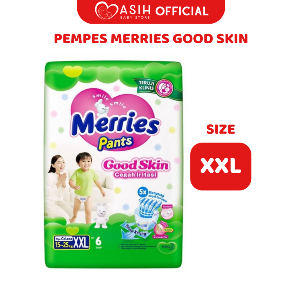 Jual Pempes Bayi Merries Pants Ukuran XXL 6 - Popok Sekali Pakai ...