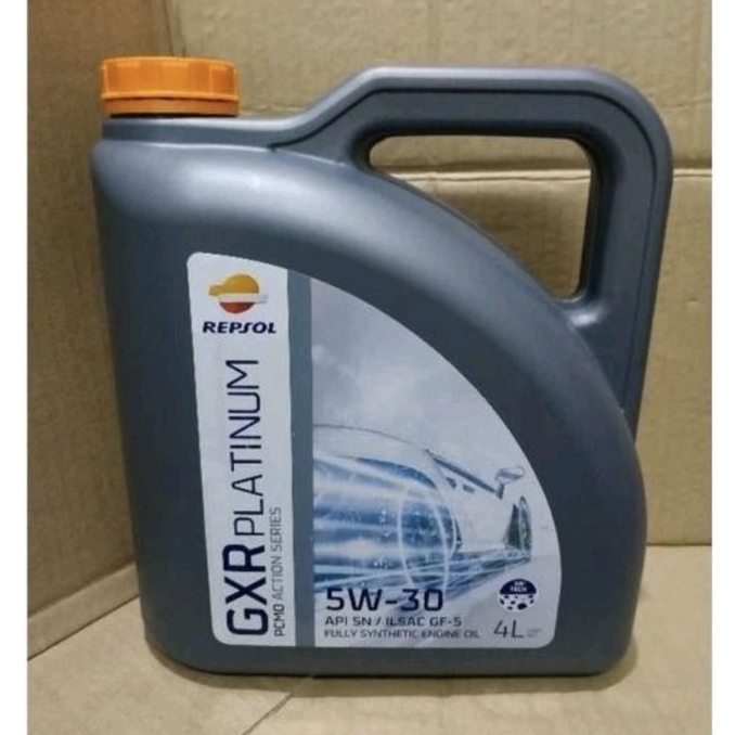 Jual Oli Repsol GXR Platinum Full-Synthetic 5W-30 4L Original | Shopee ...