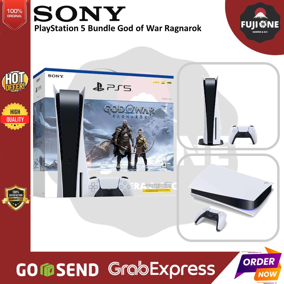 Jual PS5 Sony Playstation 5 Bundle God Of War Disc Version ORIGINAL ...