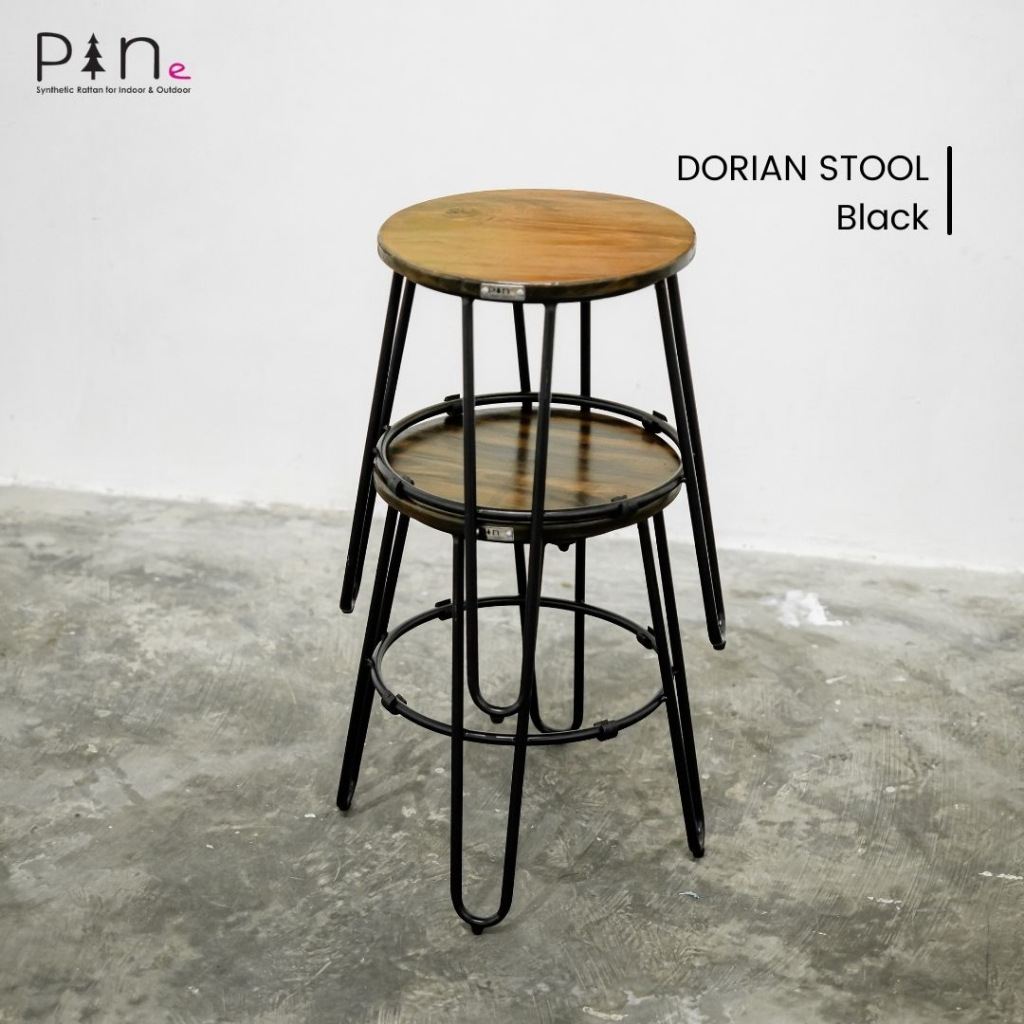 Jual Kursi Stool Bulat Besi Minimalis Modern Cafe Resto / Bangku ...