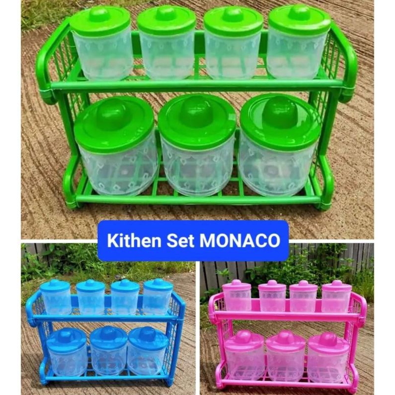 Jual RAK DAPUR MANACO KITCHEN SET TEMPAT BUMBU SERBAGUNA 2 SUSUN MONACO ...