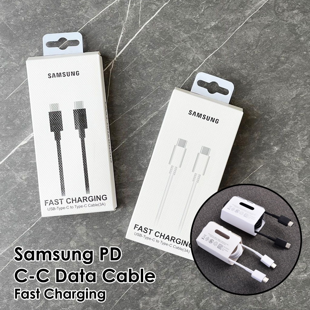Jual KABEL DATA SAMSUNG PRO 3A USB TYPE C KE C FAST CHARGING KABEL CAS ...