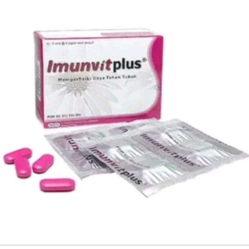 Jual IMUNVIT PLUS KAPLET MEMELIHARADAYA TAHAN TUBUH STRIP 4 TABLET ...