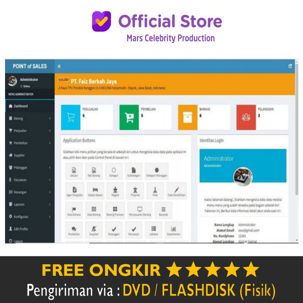 Jual Source Code Aplikasi Kasir IPOS Penjualan Barang Inventori Stock Retail Premium POS ...