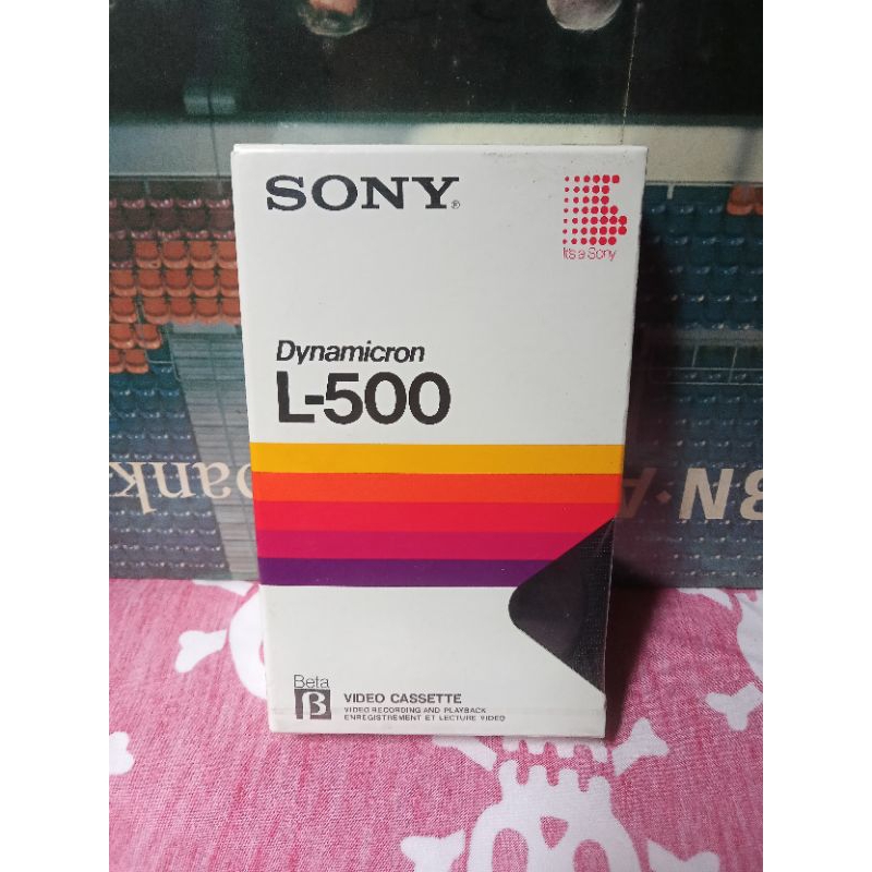 Jual Kaset Video Betamax Kosong Sony L-500 Made in Japan | Shopee Indonesia