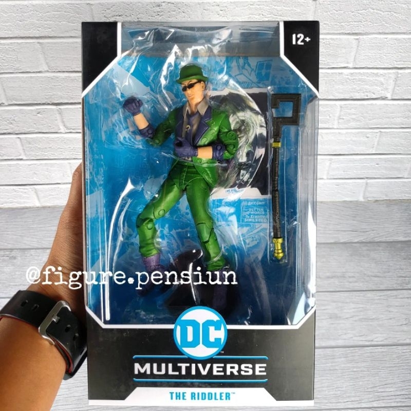 Jual DC MULTIVERSE MCFARLANE THE RIDDLER BATMAN ARKHAM CITY ACTION ...