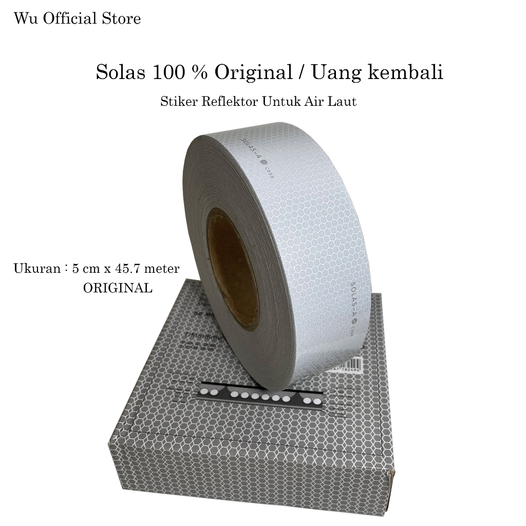 Jual IMPA 330189 Retro Solas Reflective Tape Silver Solas Tape Marine ...