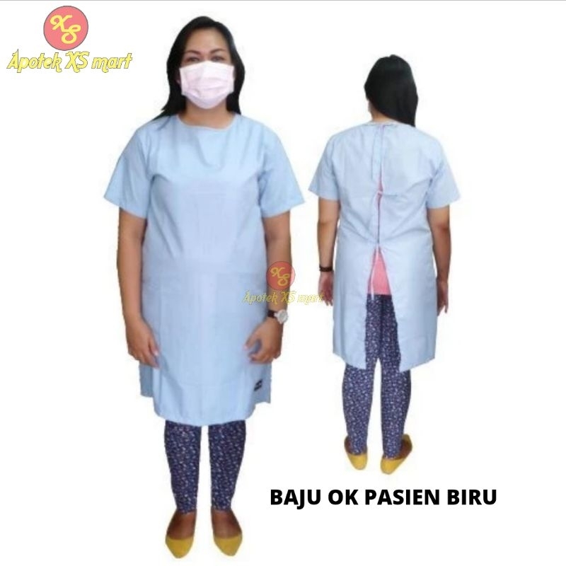 Jual ONEMED BAJU OK PASIEN BIRU BAJU UNTUK OPERASI PASIEN | Shopee ...
