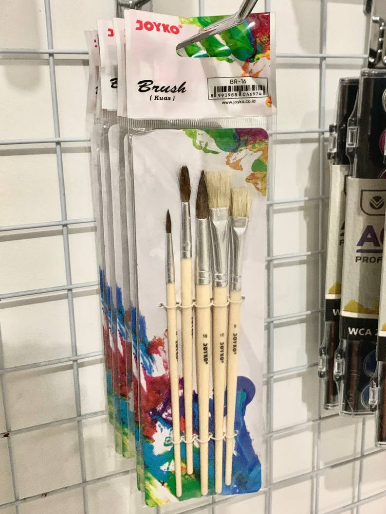 Jual Brush Joyko BR-16 Set 5 Kuas Lukis | Shopee Indonesia