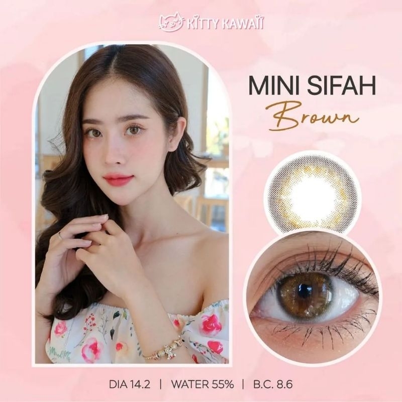 Jual AS Softlens Kitty Kawaii Mini Sifah Natural Look (kemasan botol ...
