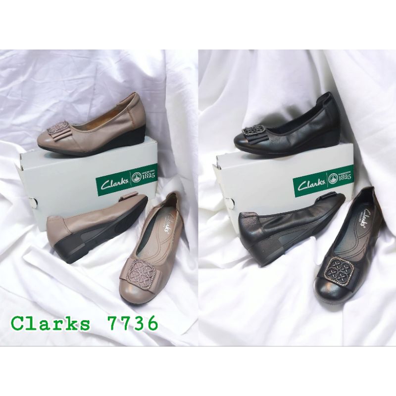 Jual Sepatu clarks pollux wedge 7736 | Shopee Indonesia