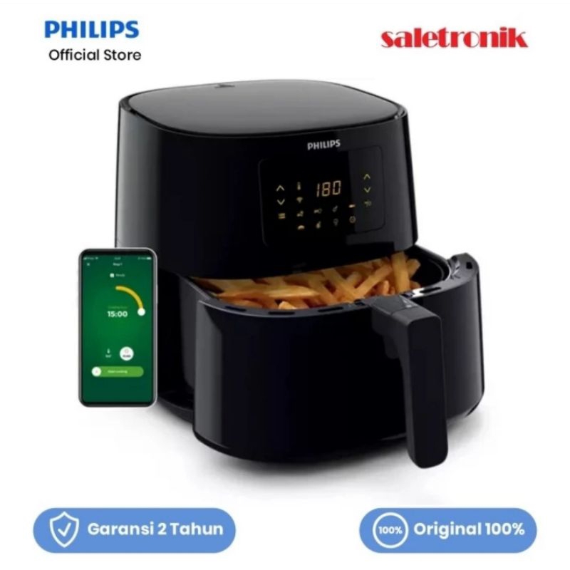 Jual Philips Hd9280/90 - Philips Air Fryer XL Kapasitas 6,2 Liter HD 9280 Hitam | Shopee Indonesia
