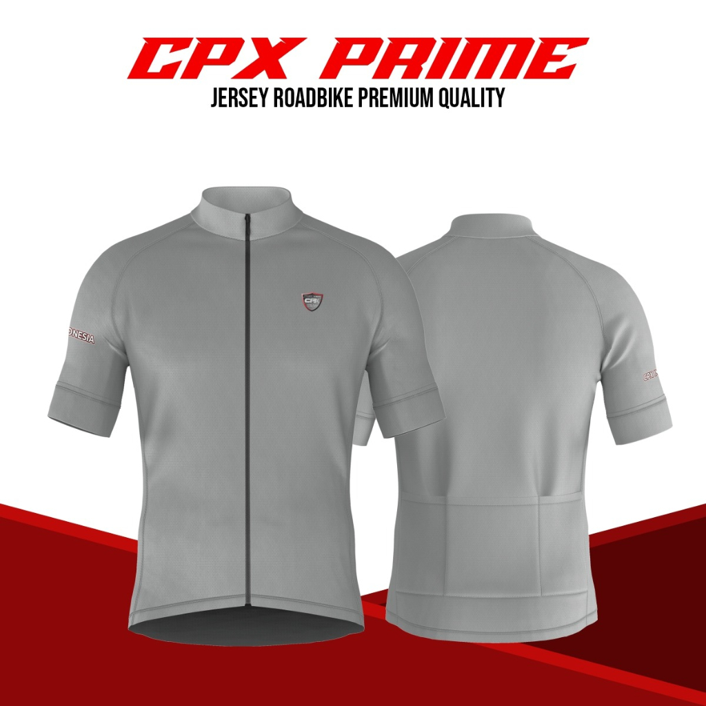 Jual Baju Olahraga Jersey Sepeda Lari Jogging Running Polos Abu Dryfit ...
