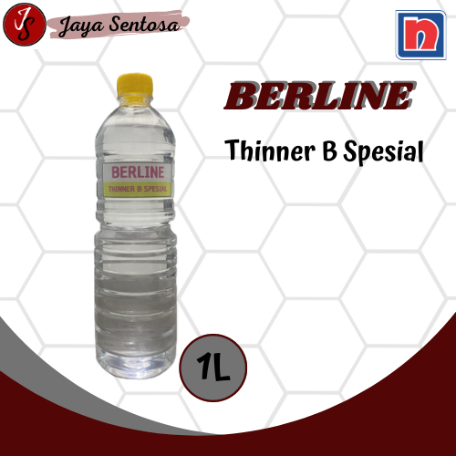 Jual THINNER B SPESIAL Berline 1L | Thinner B Spesial Berline 1000 ml | Untuk Cat kayu besi ...