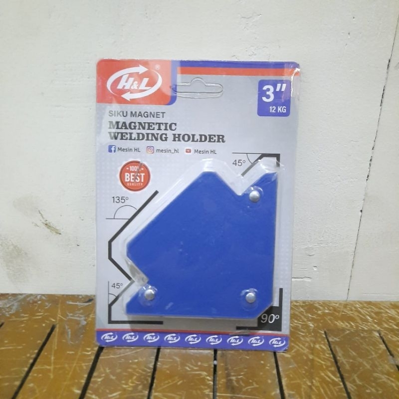 Jual alat bantu ngelas siku ngelas 3" siku magnet 3inch | Shopee Indonesia