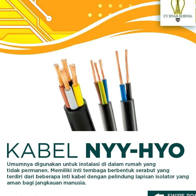 Jual Kabel Listrik JEMBO NYYHY 3x0,75 3x0,75mm METERAN JEMBO Kabel Serabut | Shopee Indonesia