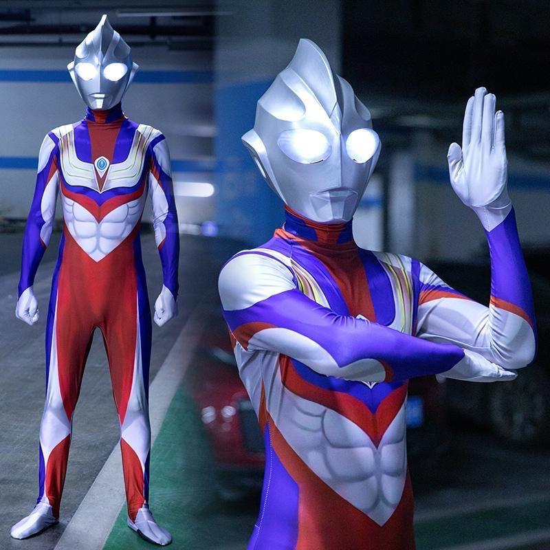 Jual Kostum Ultraman Dewasa dan Kostum Halloween Cosplay Pria Bodysuit ...