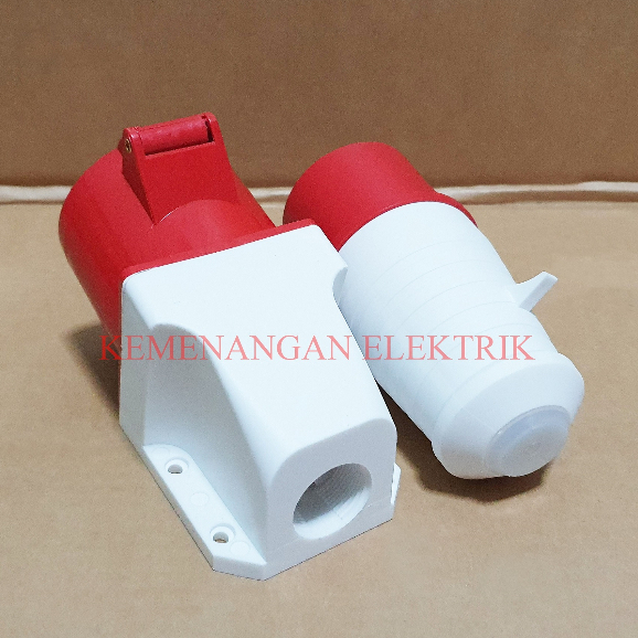 Jual FORT SURFACE SOCKET MOUNTING + PLUG 5 PIN 3 PHASE 32A SET WATERPROOF | Shopee Indonesia