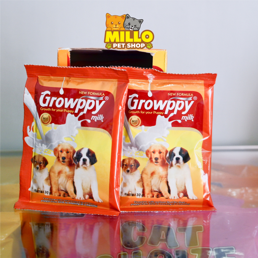 Jual Growppy Dog Milk | Susu untuk anjing dalam kemasan sachet | Shopee Indonesia