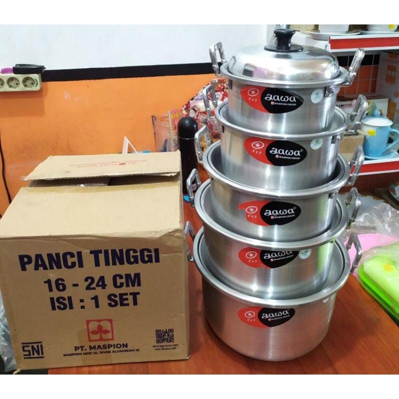 Jual panci jawa tinggi set 5pcs | Shopee Indonesia