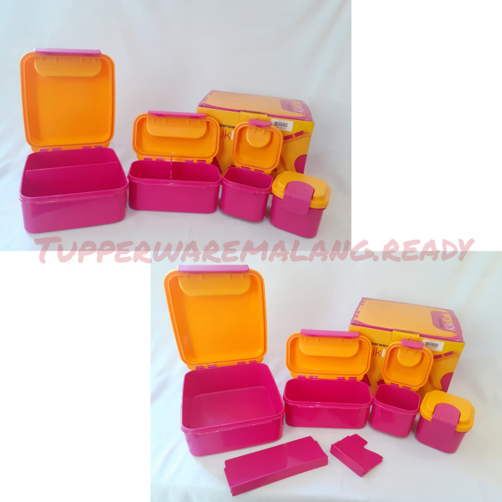 Jual TEMPAT BOX TUPPERWARE/ WADAH SNACK/ TOPLES/ KLIK KLAK TUPPERWARE ...