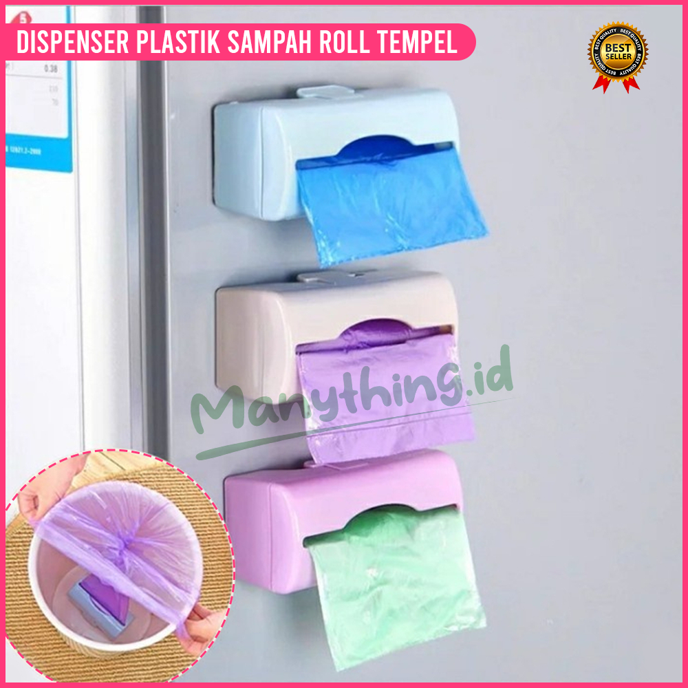 Jual DISPENSER PLASTIK SAMPAH ROLL TEMPEL / DISPENSER KANTONG SAMPAH ...