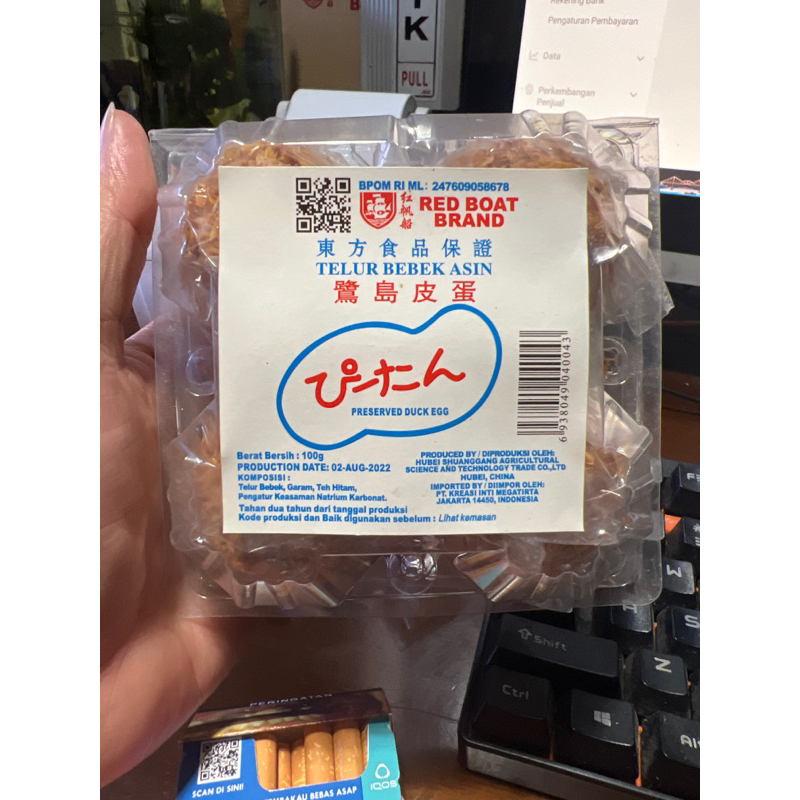 Jual Telur Bebek Pitan Preserved Duck Egg 1pc | Shopee Indonesia