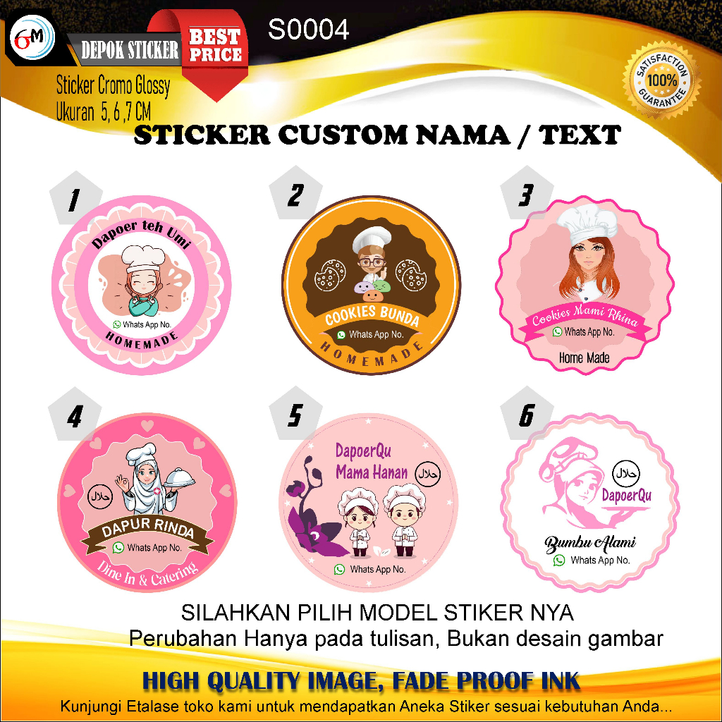 Jual Stiker Makanan | Shopee Indonesia