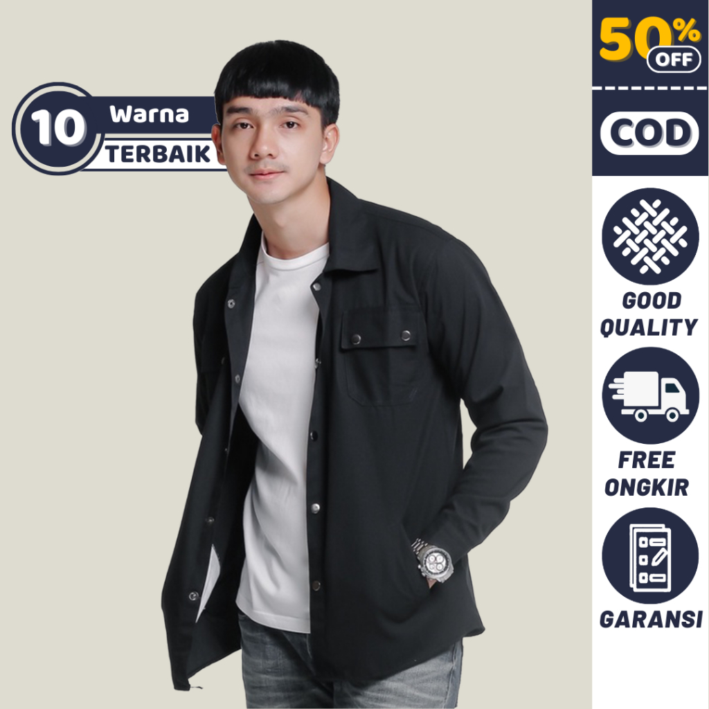 Jual Trucker Jacket - Jaket Semi Parka Polos Pria Wanita Dewasa Distro ...