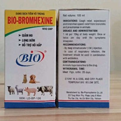 Jual Bio-Bromhexine bio bromhexine obat pengencer dahak hewan | Shopee ...