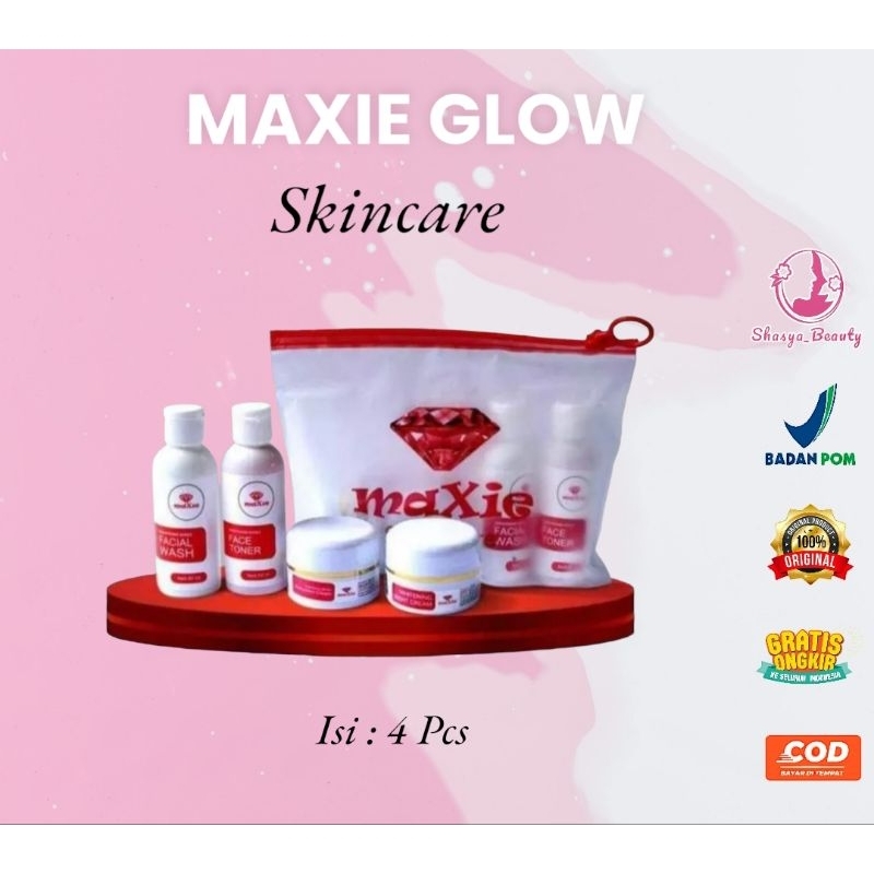 Jual Maxie Glow Original BPOM 100% Original Kemasan Terbaru Sabun Botol ...