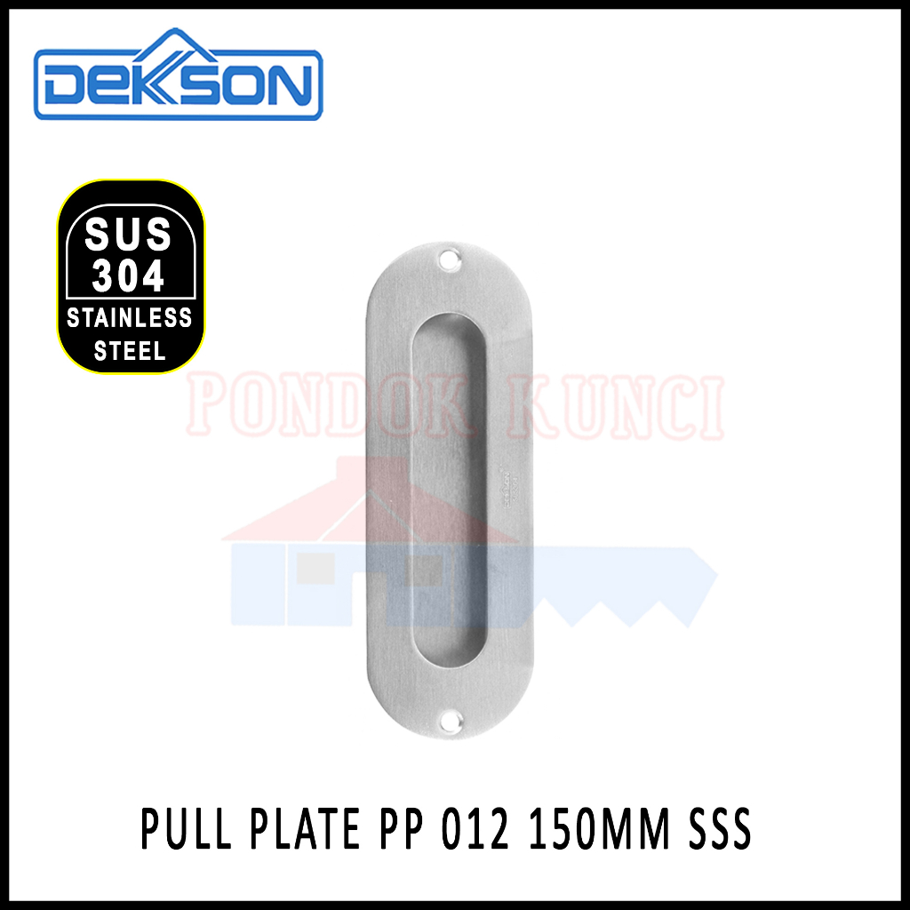 Jual Handle Tanam Dekkson PP 012 15cm Pull Plate Pintu Sliding Comen Pintu Geser | Shopee Indonesia
