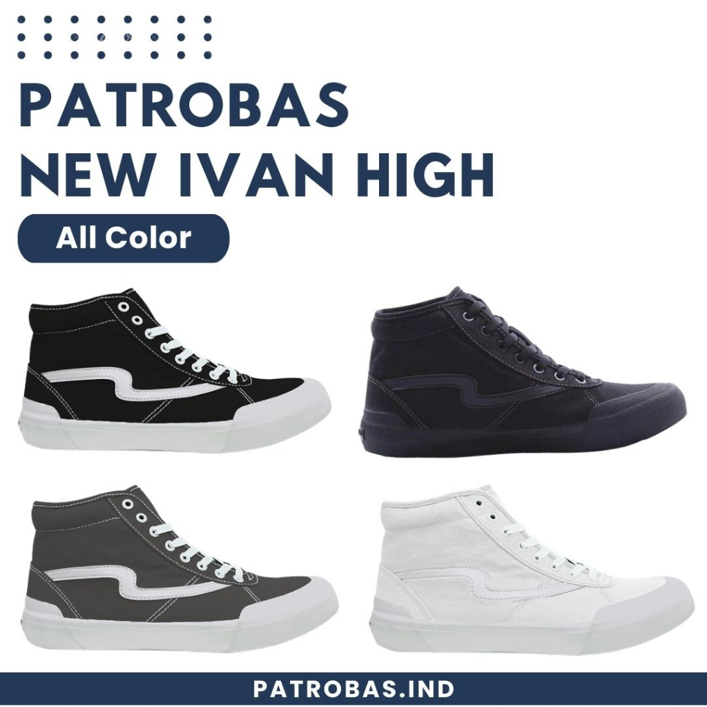 Jual Sepatu Patrobas New Ivan High Original Sneakers Shoes Casual Pria ...