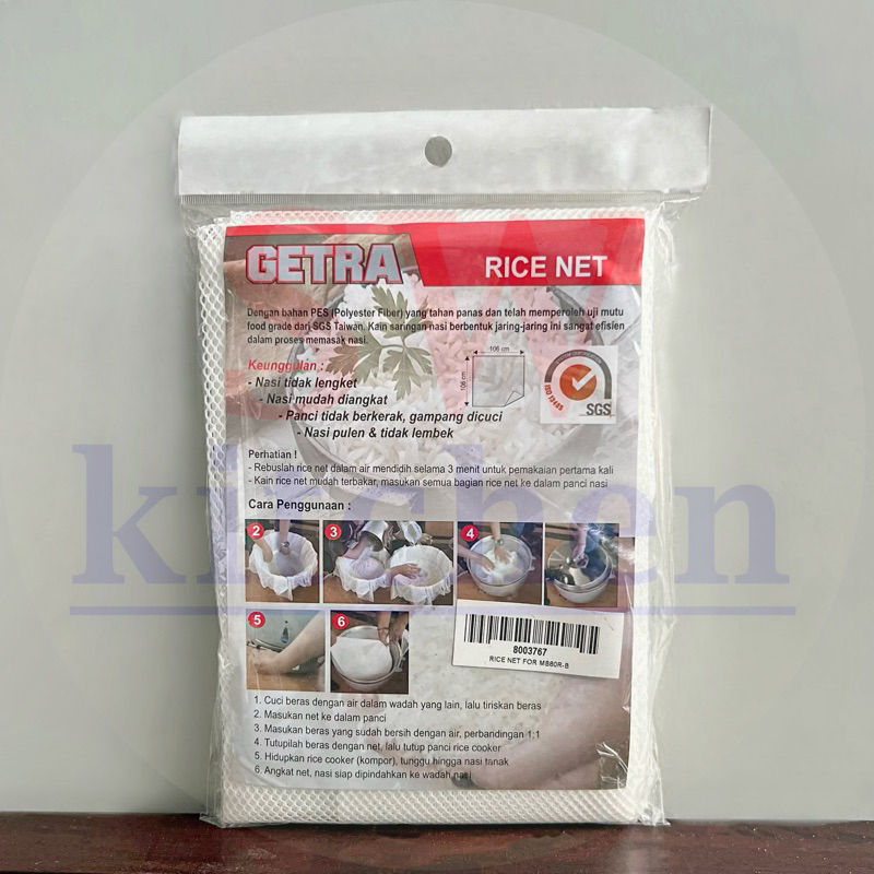 Jual GETRA Rice Net RN-106 / Jaring Nasi / Puring Nasi (Ready Stock ...