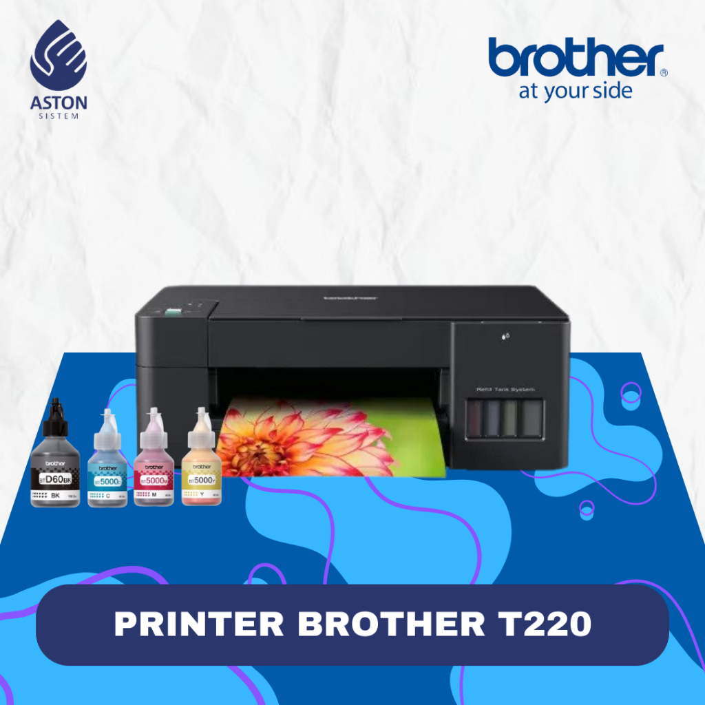 Jual Printer Brother DCP-T220 Ink Tank Print Scan Copy Garansi Resmi ...