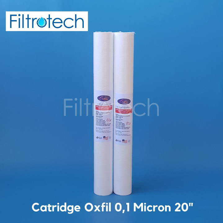 Jual Cartridge filter air / Water filter 20'' Oxfil 0,1 micron / 0.5 ...